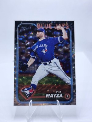 2024 Topps Update Tim Mayza Silver Crackle Foil #US203 Toronto Blue ...