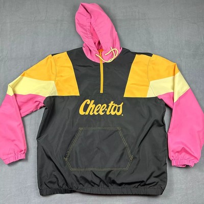 Cheetos Windbreaker Hoodie Men's XL Chester Cheetah Basketball Jacket ...