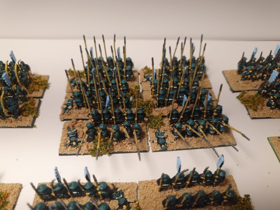 Wargames Atlantic Samurai 10mm imagana Army Fully Painted And Based ...