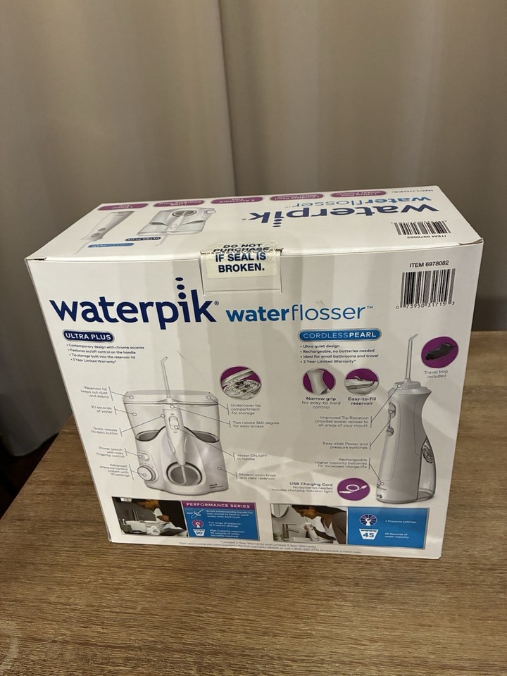 Waterpik Ultra Plus and Cordless Pearl Water Flosser Combo Pack | eBay