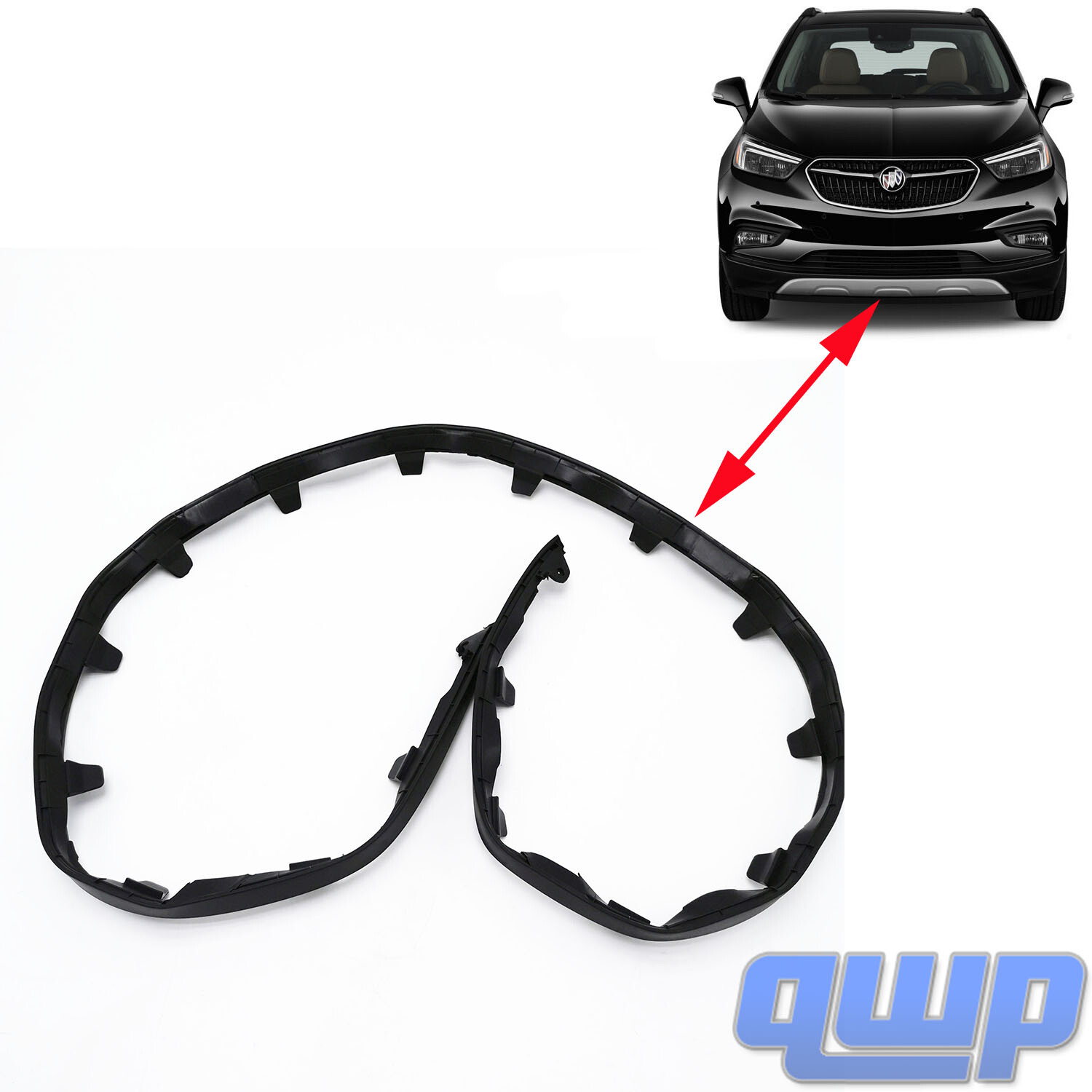 New Front Bumper Spoiler Lower Deflector For 2017-2020 Buick Encore ...