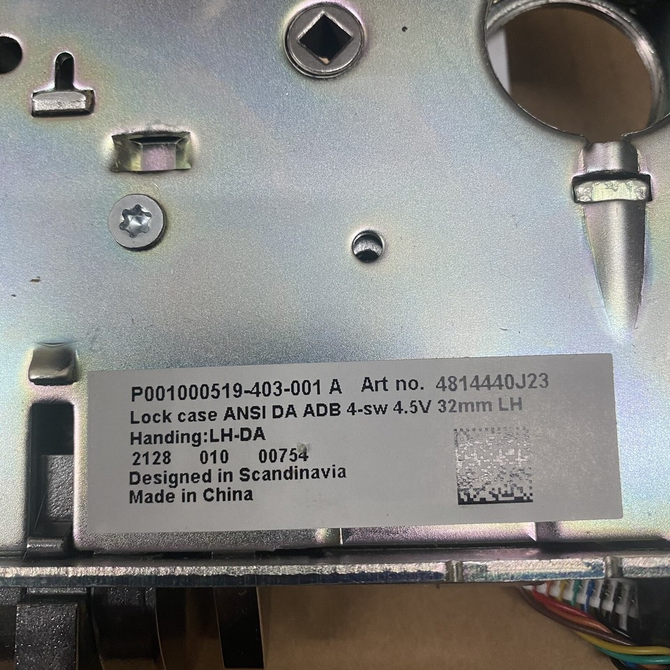 Assa Abloy Lock Cases ANSI DA ADB 4-SW 4.5v 32mm LH / Handing LH-DA Lot ...