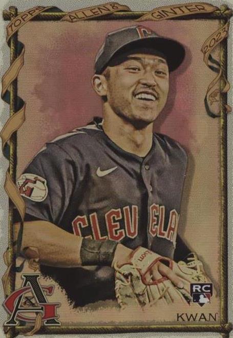 2023 Topps Allen & Ginter - Steven Kwan #181 Silver Portrait for sale ...