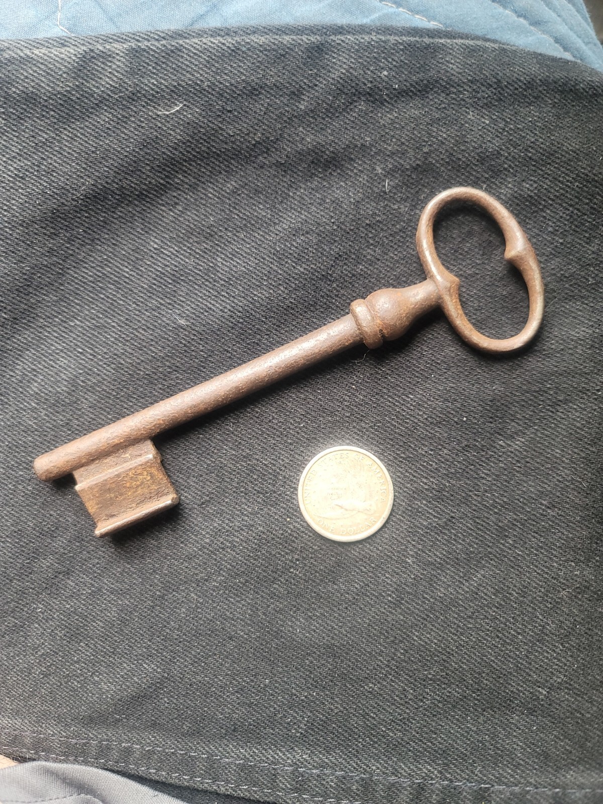 Nice 1820s Iron Skeleton Key☆ Antique Metal Key 6 Inches Long | eBay