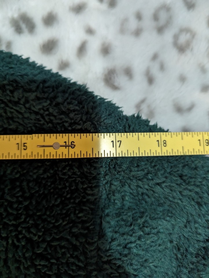 $80 RALPH LAUREN CHAPS Sherpa Thick Pile Fleece Jacket Forest Green Mens M #c41 | eBay