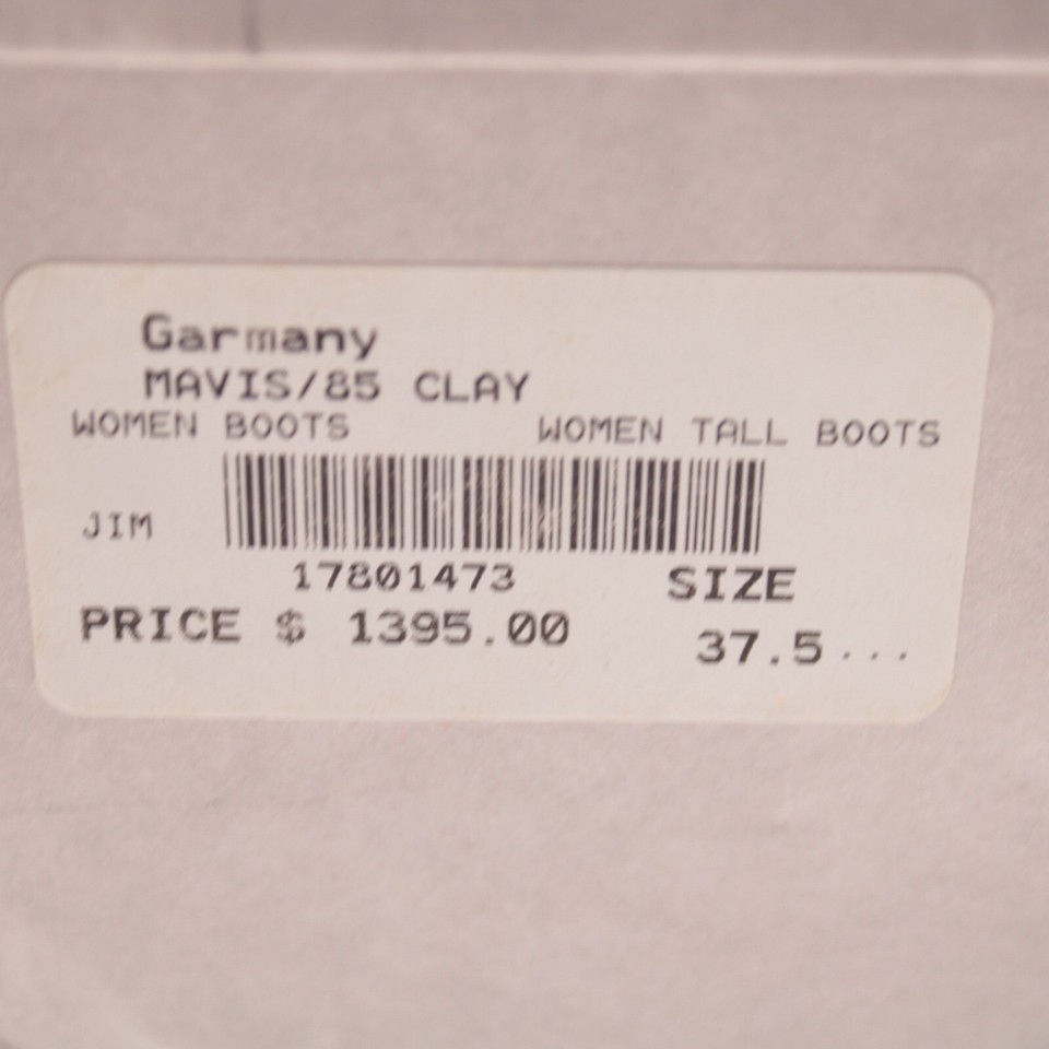 Jimmy Choo NWB Knee-High Boots Size 37.5 7.5 US Mavis 85 Brown / Clay ...