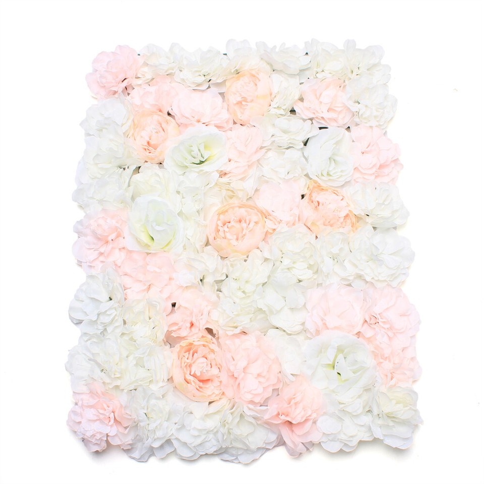 5x Artificial Flower Wall Panels Wedding Party DIY Silk Flowers ...