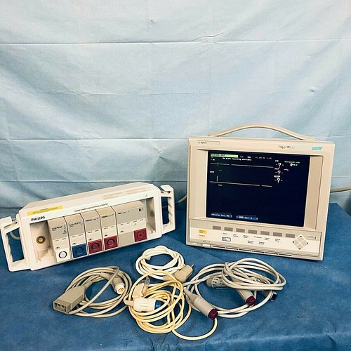 Agilent Neonatal Monitor, Modules: ECG/Resp, SpO2/PLETH, Press T, Press ...