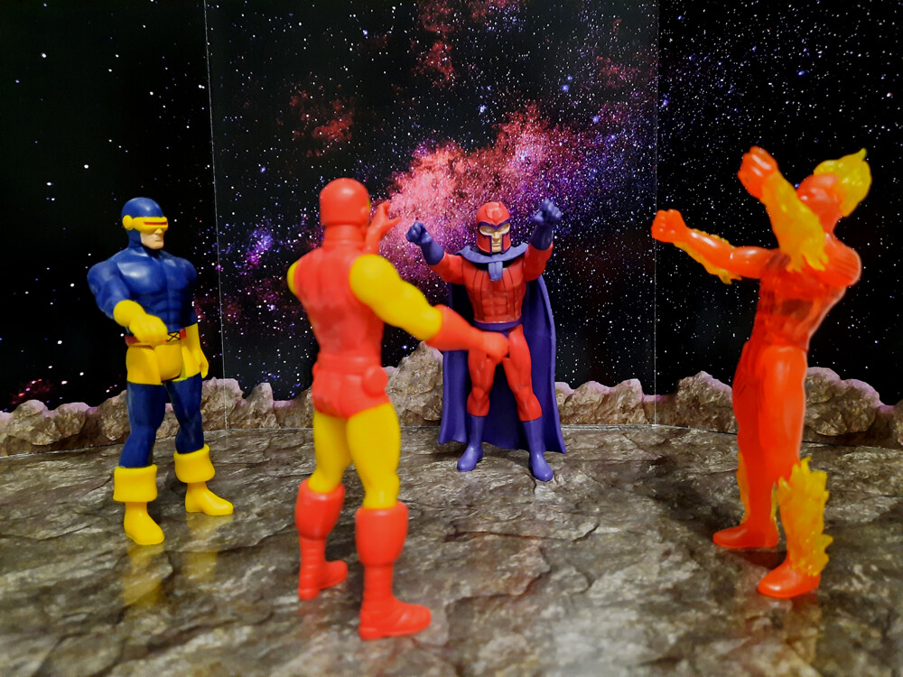 Custom Display Cosmic Battleground Marvel DC SciFi Action Figures Free ...