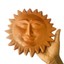 Terracotta Sun Face Clay Handmade Sculpture Hanging Wall Art Home Decor ...