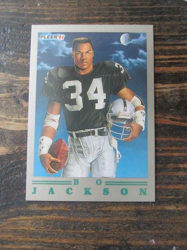 1991 Fleer BO JACKSON Pro Visions Insert Football Card # 6 Oakland ...