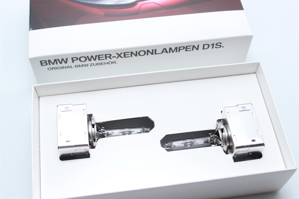 2x Genuine BMW Philips D1s Power Xenon Light Bulb Pair 63112338064 for ...