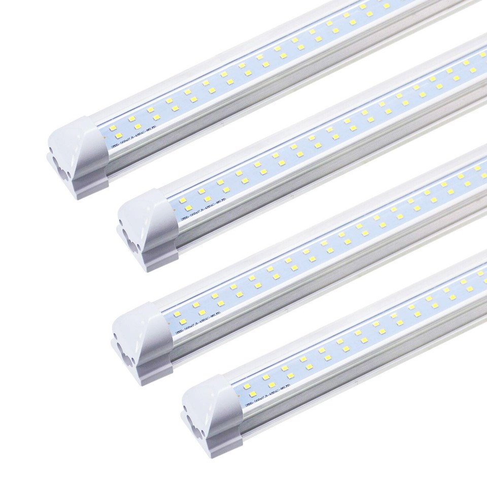 4FT T8 Integrated LED Tube Light Bulbs 36W 4 Foot LED Shop Light ...