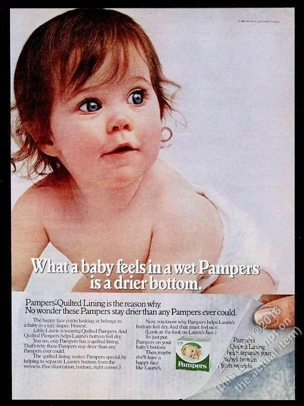 Pampers Stages Print Ads 1991