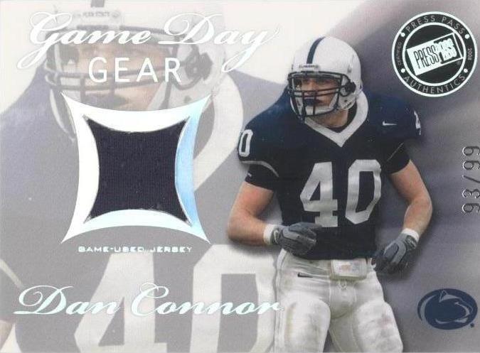 2008 Press Pass SE - Game Day Gear Dan Connor #GDG-DC Holofoil /99 (MEM ...
