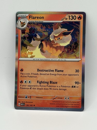 Flareon 136/165 Sv: Scarlet & Violet 151 Holo | eBay