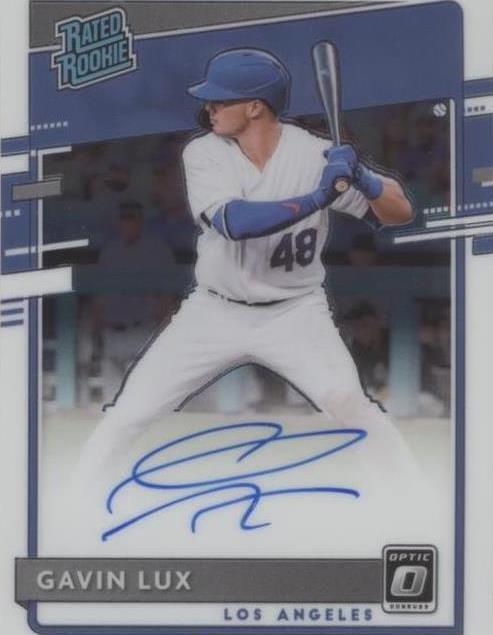 2020 Panini Donruss Optic - Rated Rookie Signatures Gavin Lux #RRS-GL ...