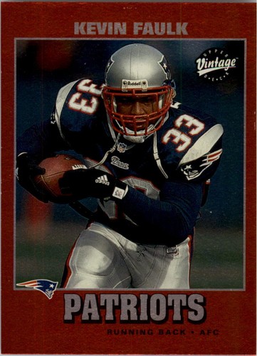 2001 Upper Deck Rookie F/X #109 Kevin Faulk | eBay