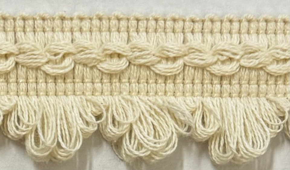 1-1/4" Decorative Scalloped Loop Fringe Trim - Many Color Options! 10 ...