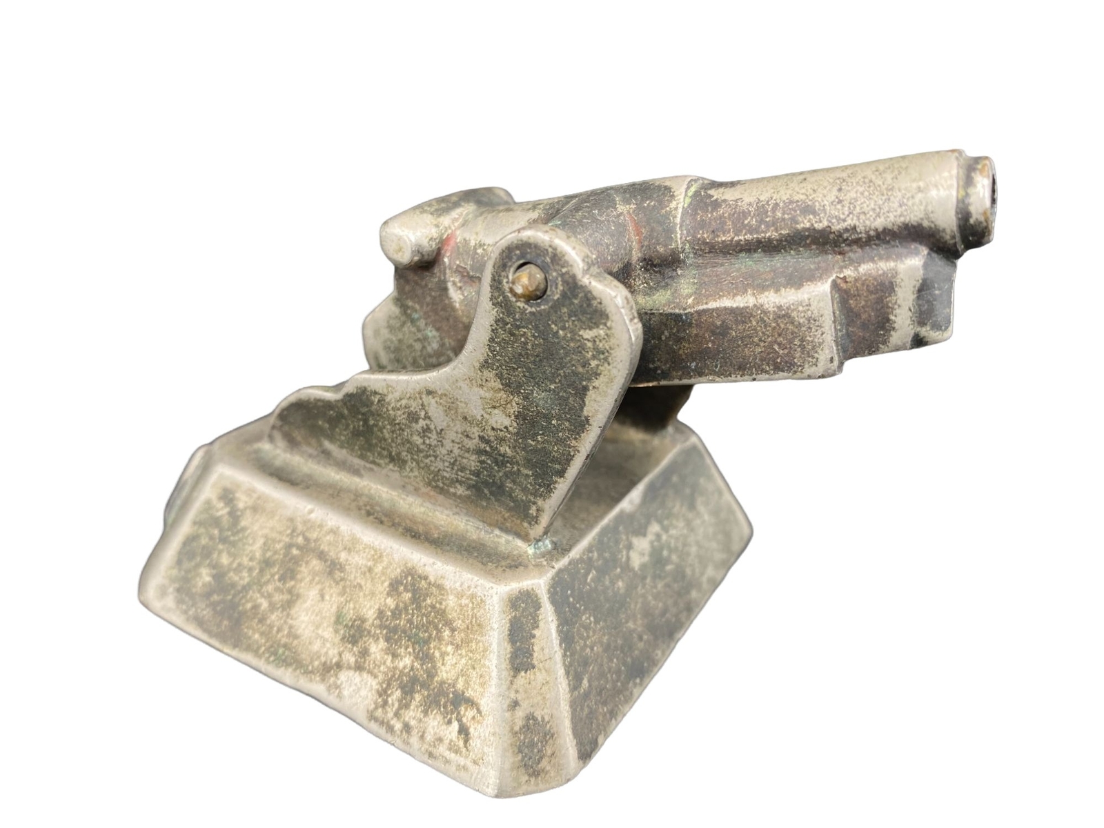Vintage Rare Desktop Cannon Military Paperweight Marked Libya 3" x 2" x ...