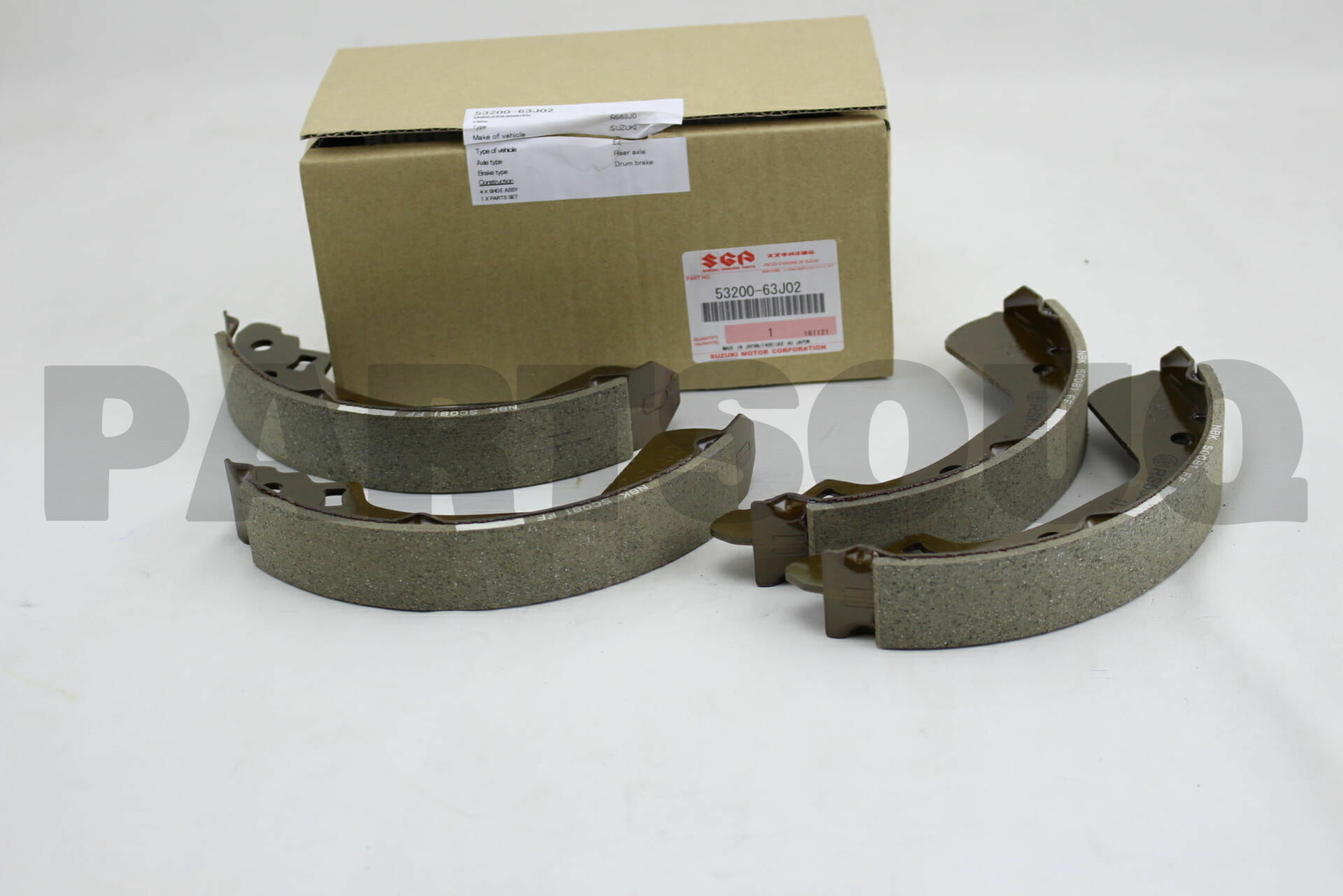 5320063J02 Genuine Suzuki SHOE SET, BRAKE 53200-63J02 | eBay