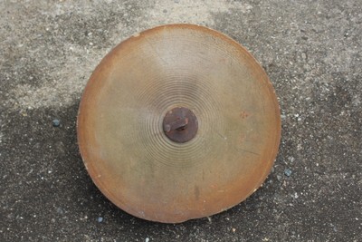 Antique Mill Stone Grinding Stone Sharpening Stone Primitive Farmhouse ...