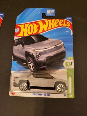 2025 Hot Wheels #86 HW EV 6/10 SILVERADO EV RST Gray New Model Near ...