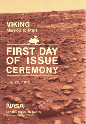 USPS 1st Day Ceremony Program #1759 C1 Viking Mission to Mars NASA ...