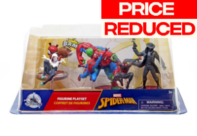 Spider Man Disney Store Marvel 6 Piece PVC Figure Figurine Toy Play Set ...