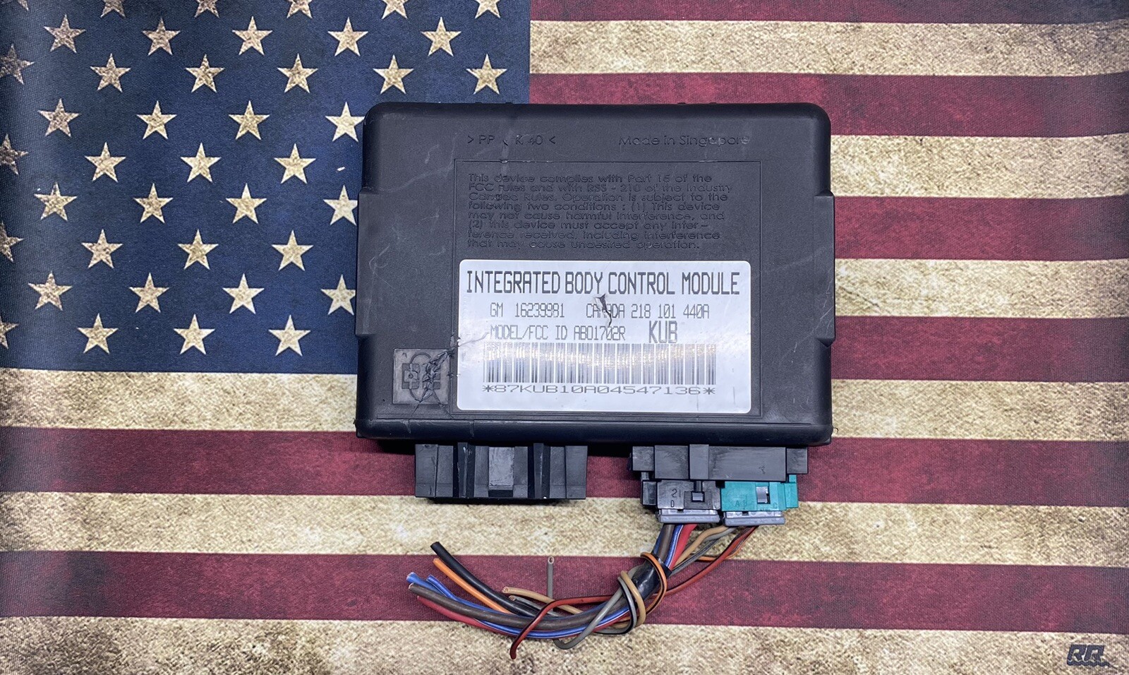 98-02 Firebird Camaro Trans Am Firehawk Body Integrated Control Module ...