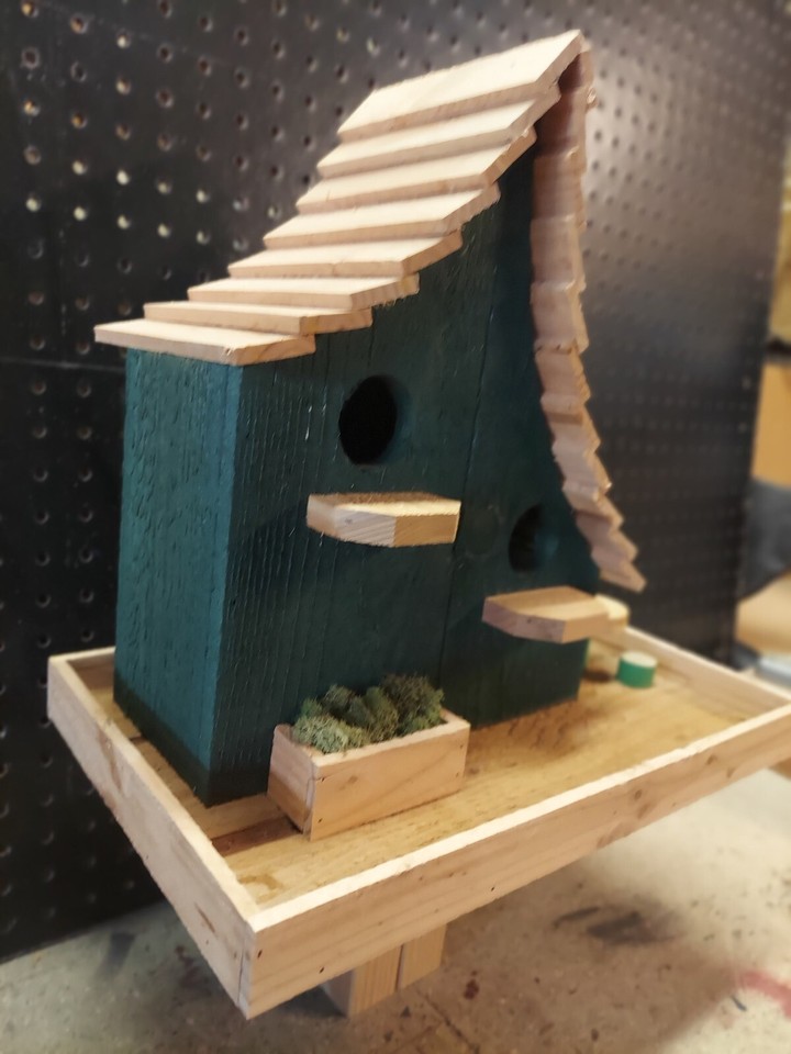 Whoville / Dr Seuss birdhouse / feeder - cedar - All our creations are ...