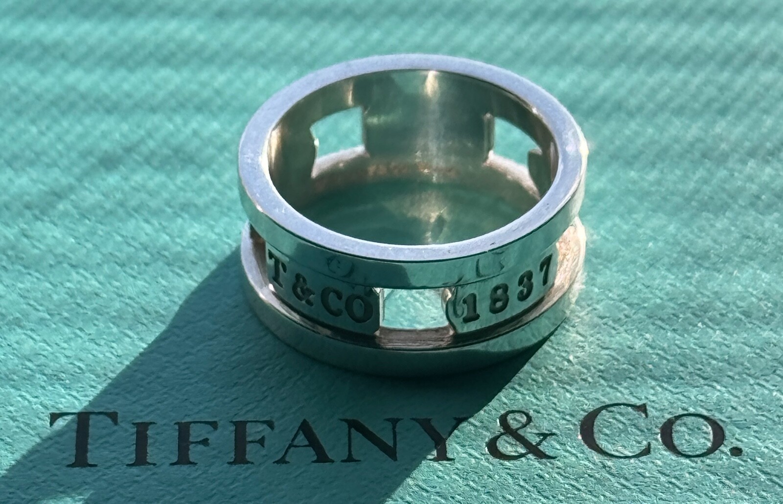 Tiffany & Co. 1837 Element Ring Sterling Silver 92… - Gem
