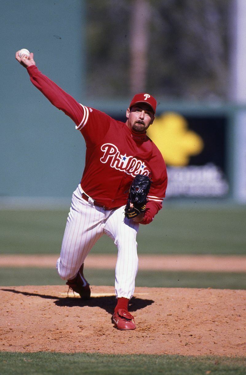 Lot of (7) 1998 Phillies TONY FIORE Original 35mm Slide Transparencies ...