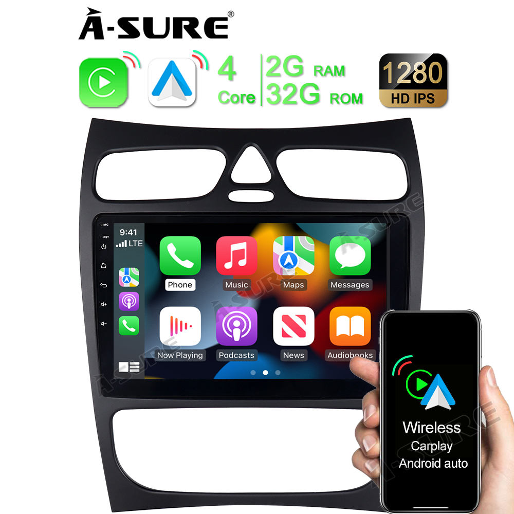 For MERCEDES BENZ C/CLK C209 W209 Android 11 Car GPS Stereo Radio Apple CarPlay | eBay