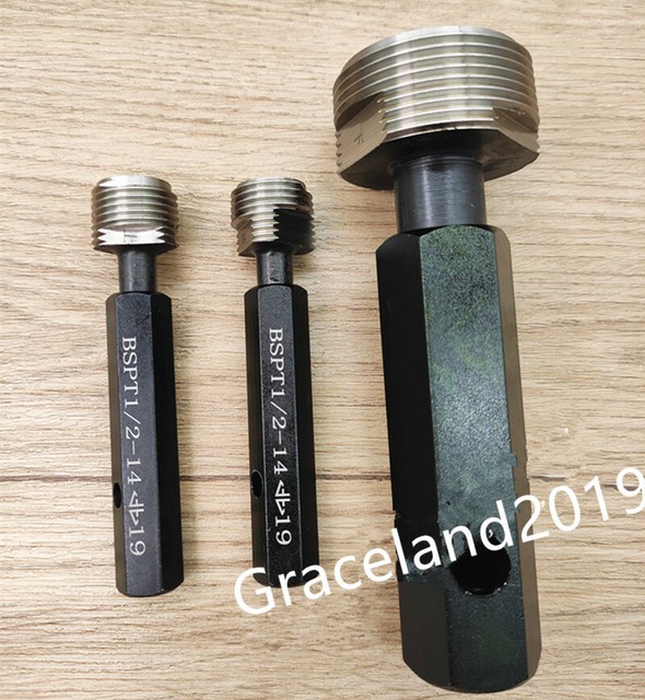 New 1pc BSPT 1/4 Thread plug gauge | eBay
