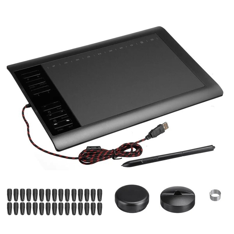 Large Screen 10x6" Digital Drawing Tablet Sketch Pad with Pen | eBay