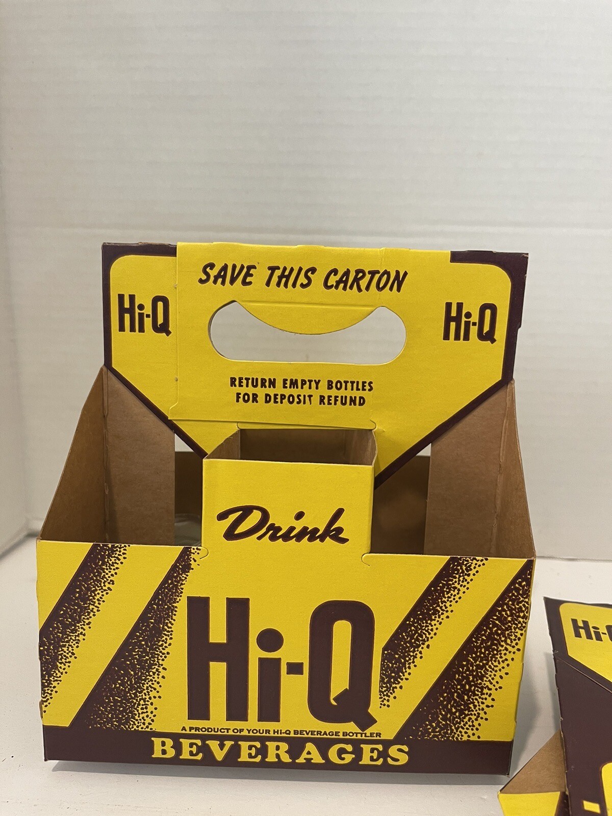 Vintage HI-Q Cardboard 6 Pack Carriers x10 For ACL Soda Bottles N.O.S ...