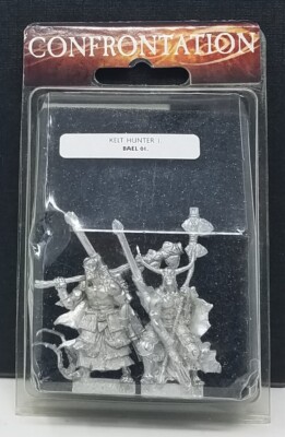 Confrontation: BAEL 01 - Kelt Hunter #1 (2 Metal Models, 1 Card) NIB ...