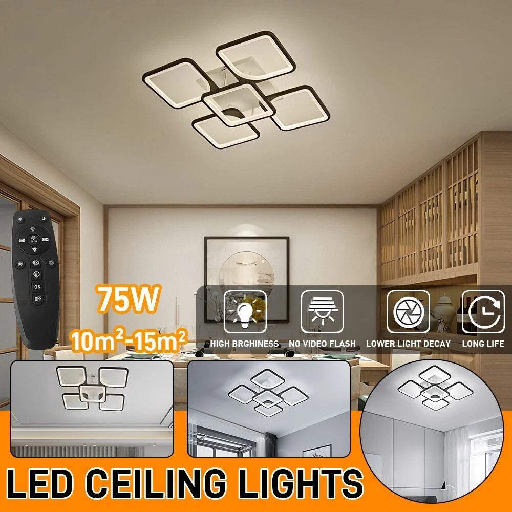 Square Ceiling Light Shades | Shelly Lighting