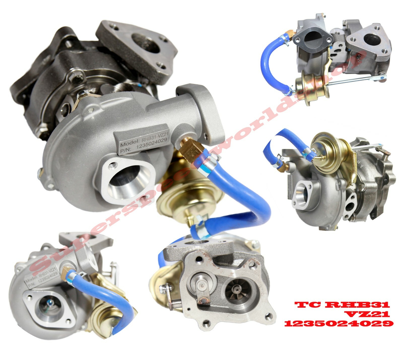 Small Turbo VZ21 for Snowmobiles Quads Rhino Motorcycle ATV 500-600ccm ...