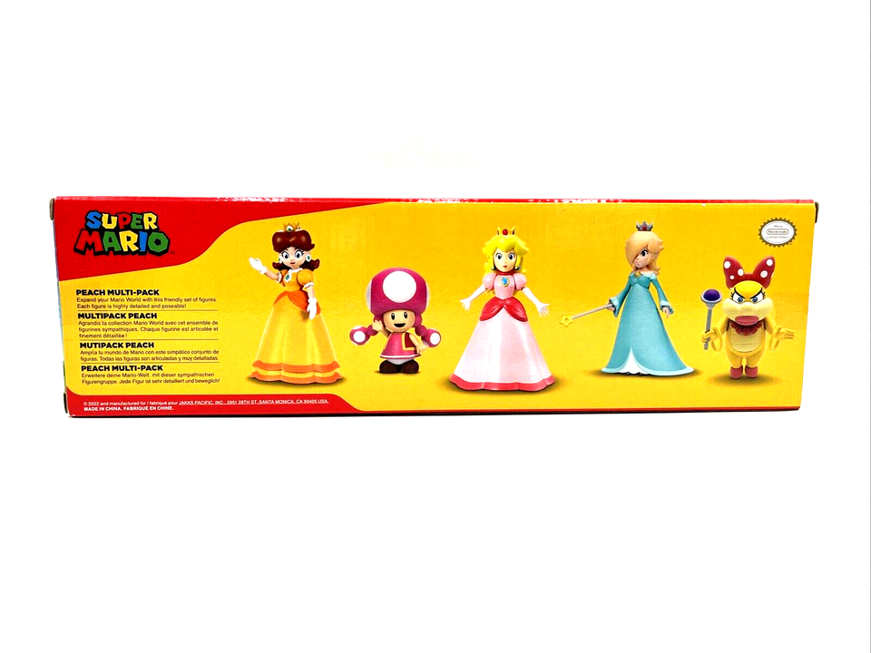 Super Mario Toadette Daisy Peach Rosalina Wendy Princess Multi Pack ...