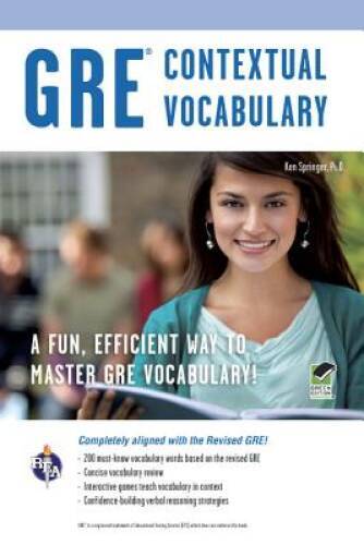 GRE Contextual Vocabulary (GRE Test Preparation) - Paperback - GOOD ...