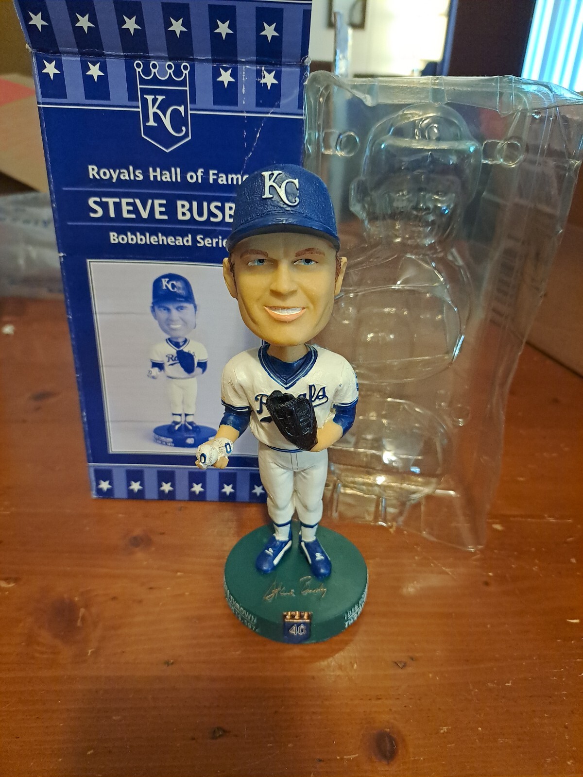 Steve Busby Kansas City Royals Hall Of Fame Bobblehead | eBay