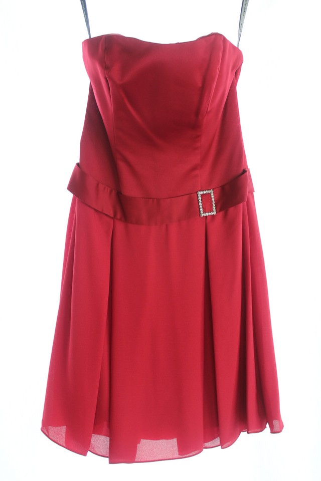 NWT Alfred Angelo Claret Red Bridal Bridesmaid Dress Elegant Prom Gown ...