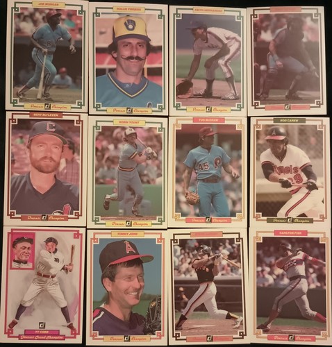 Joe Morgan, Rod Carew, Ty Cobb, Gary Carter, Robin Yount 1984 HOF 12-3 ...