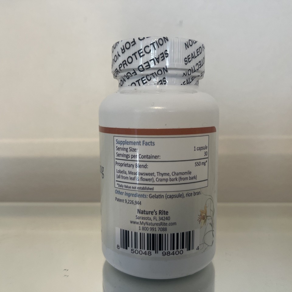 NATURE'S RITE Sleep Breathing Support 30 Capsules Exp 4/2027 - New ...