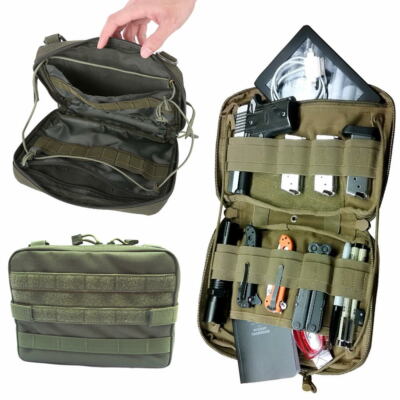 Tactical Molle Medical Kit Bag Belt Pouch Outdoor EDC Tool Organizer ...