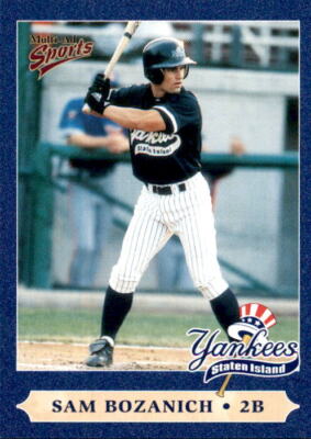 2000 Staten Island Yankees Multi-Ad #5 Sam Bozanich Bakersfield ...