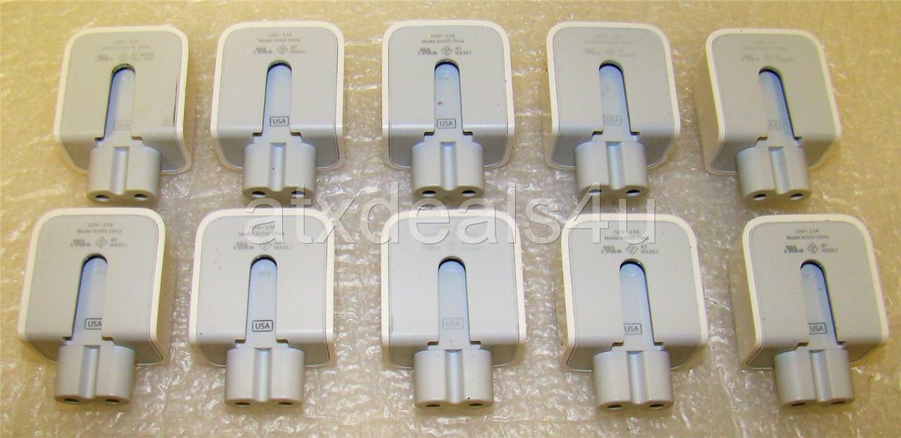 Apple A1555 USB-C Duckhead 2-Prong Wall Plug For MacBook Pro Air Lot of ...