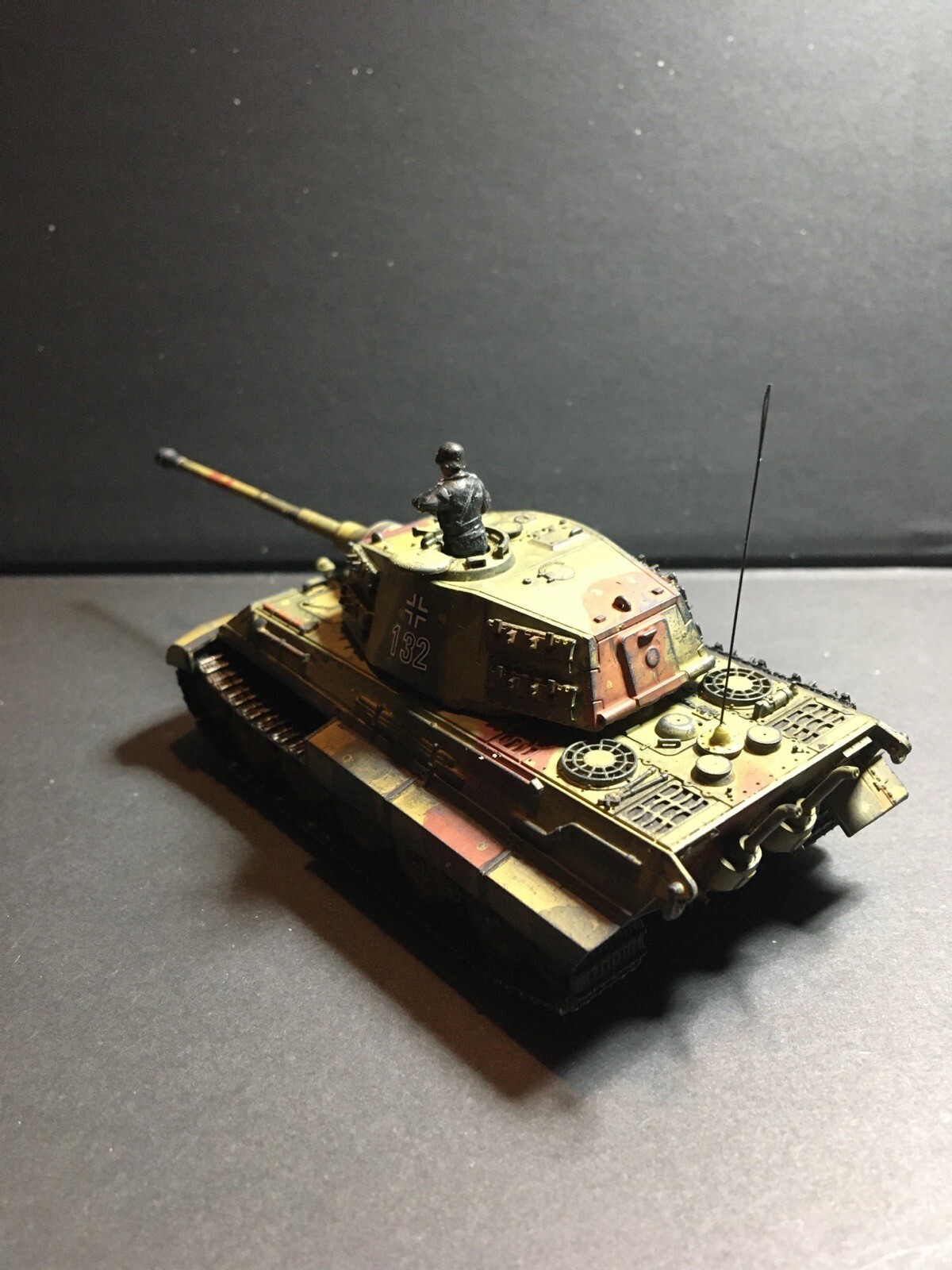 1/72 WW2 German Tiger II Henschell Mantlet. Kfz.182. Painted Resin ...